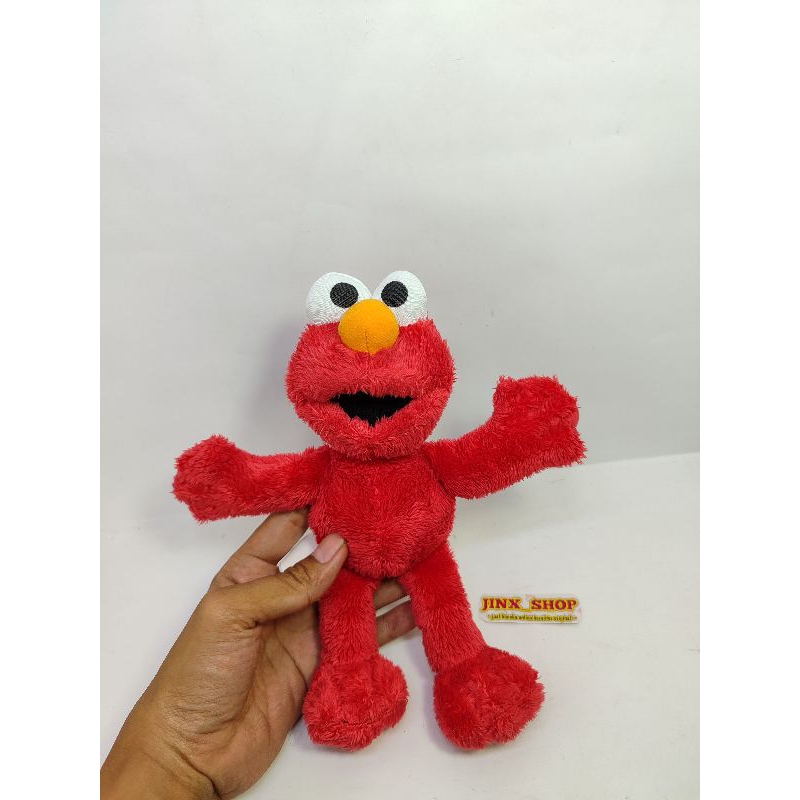 Jual boneka Elmo sesame street original mata soft mini | Shopee Indonesia