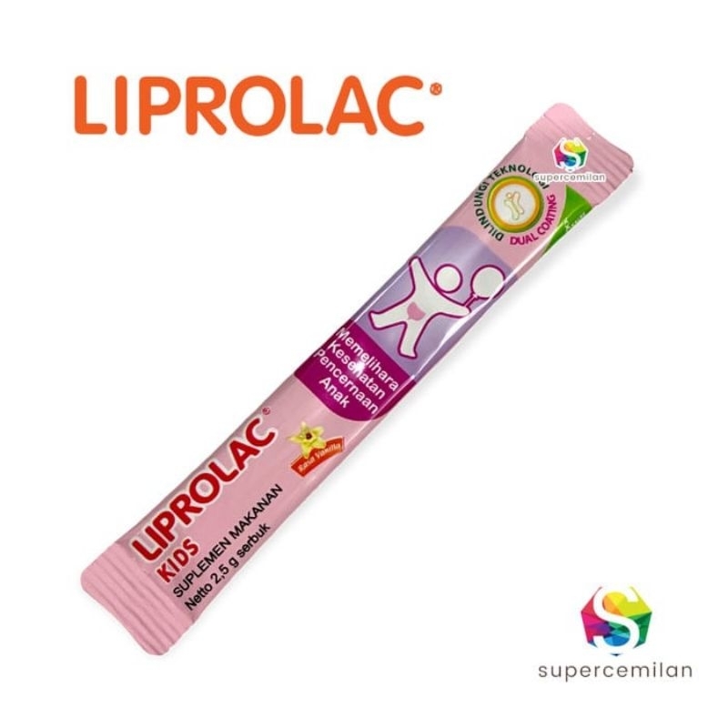 Jual LIPROLAC KIDS SACHET 1 PCS - SUPLEMEN PROBIOTIK DAN PREBIOTIK ...