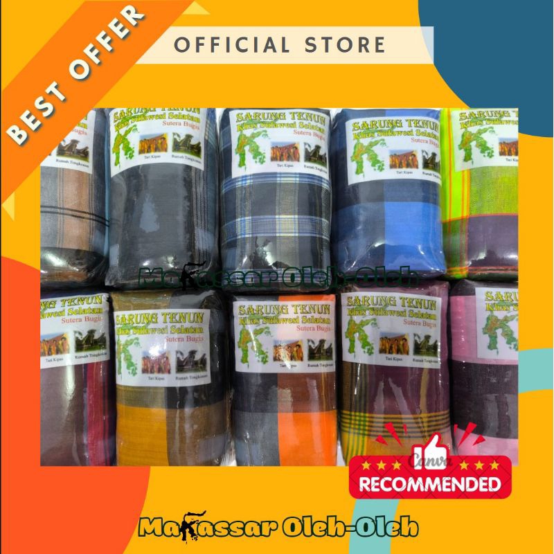 Jual Sarung Basah Tenun Sutra Bugis Khas Makassar 120 cm × 200 cm ...