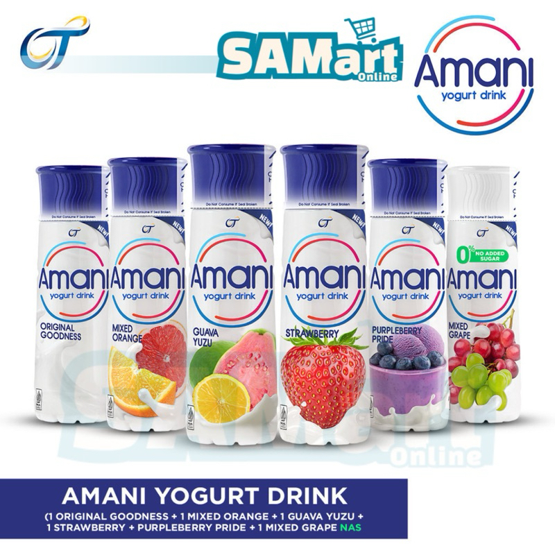 Jual Amani Yogurt Drink 250ml - Satuan [INSTAN SLEMAN] | Shopee Indonesia