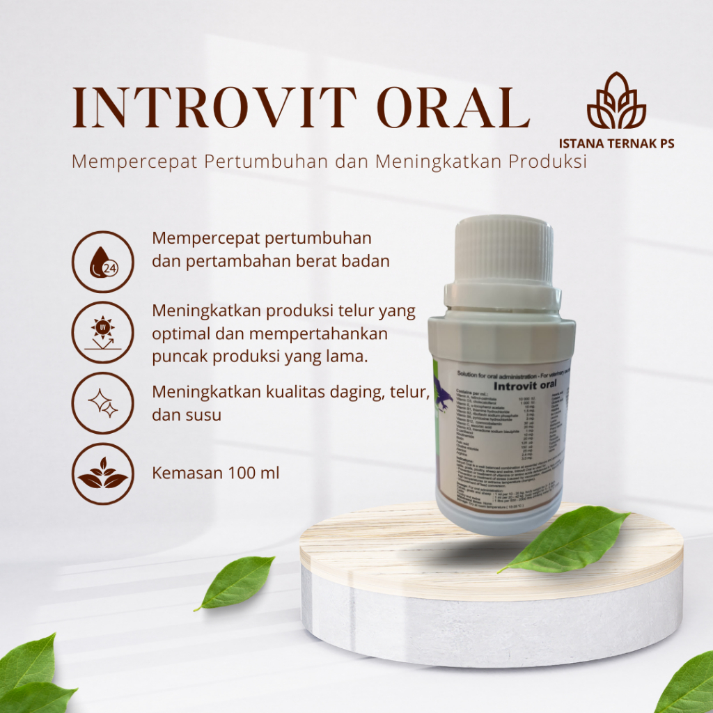 Jual Introvit Oral 100 ml Multivitamin untuk merangsang pertumbuhan ...