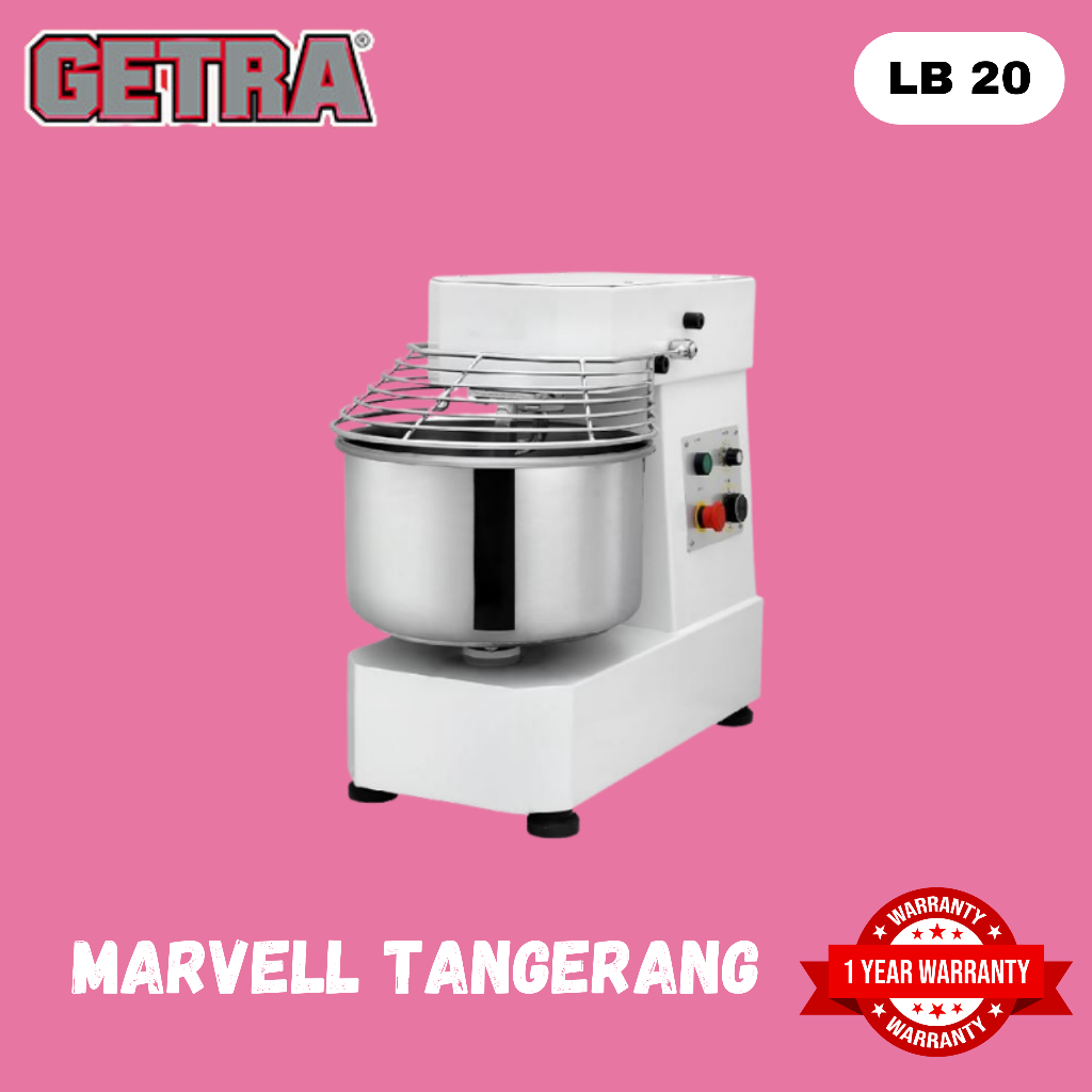 Jual Spiral Mixer 20 Liter Getra Lb20 Lb 20 Mixer Spiral Roti 20 Liter ...