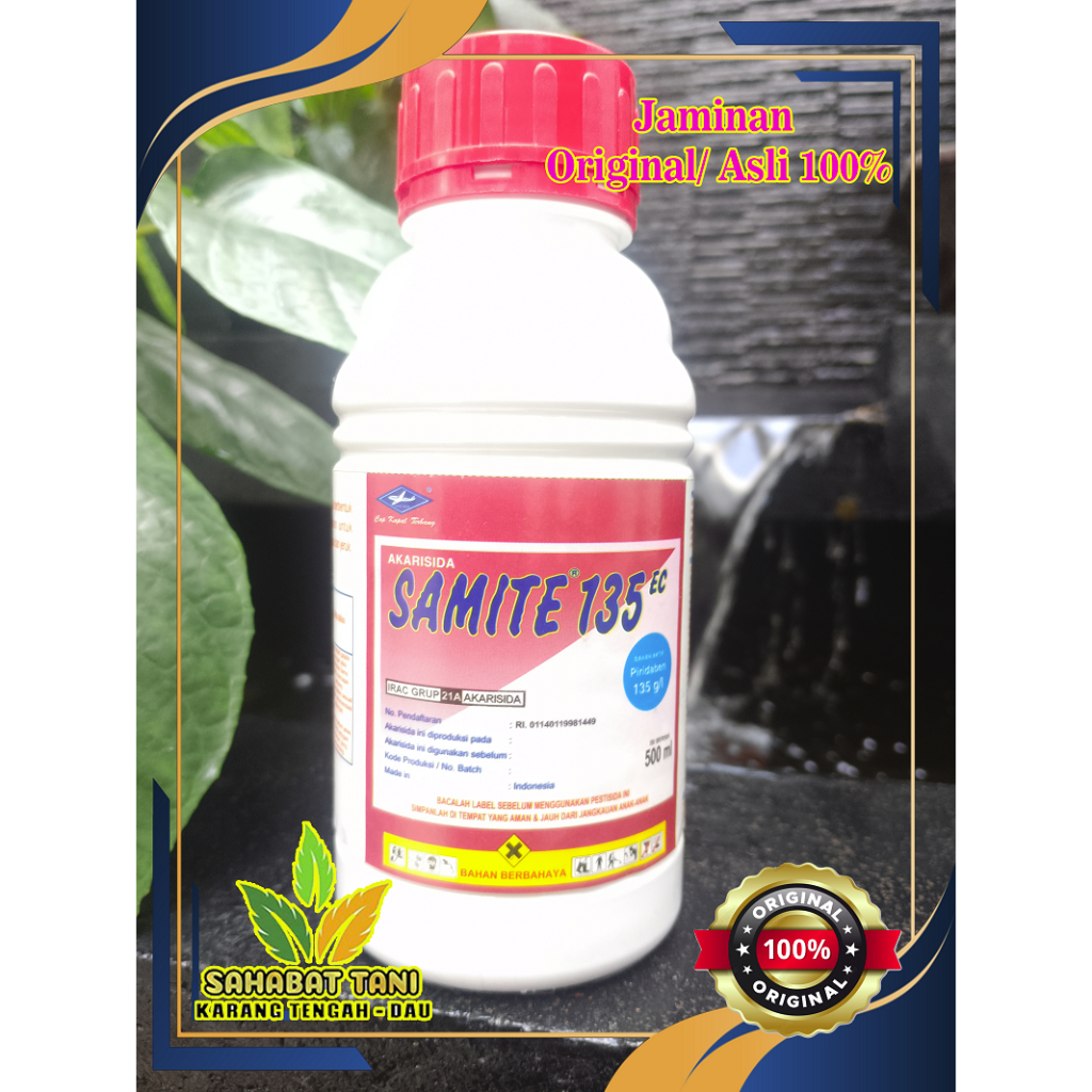 Jual INSEKTISIDA SAMITE 135 EC 500 ML AKARISIDA PRIDABEN - Pembasmi ...