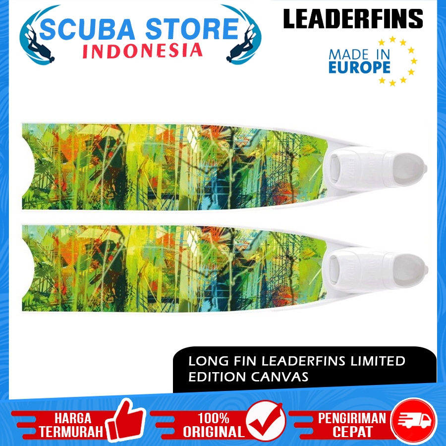 Jual Long Fin Leaderfins Limited Edition Canvas Pure Carbon Fiberglass ...