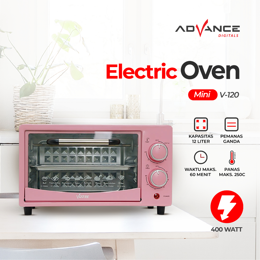 Jual Advance Oven Listrik Mini Electric Oven 12 Liter 400W Operasi ...