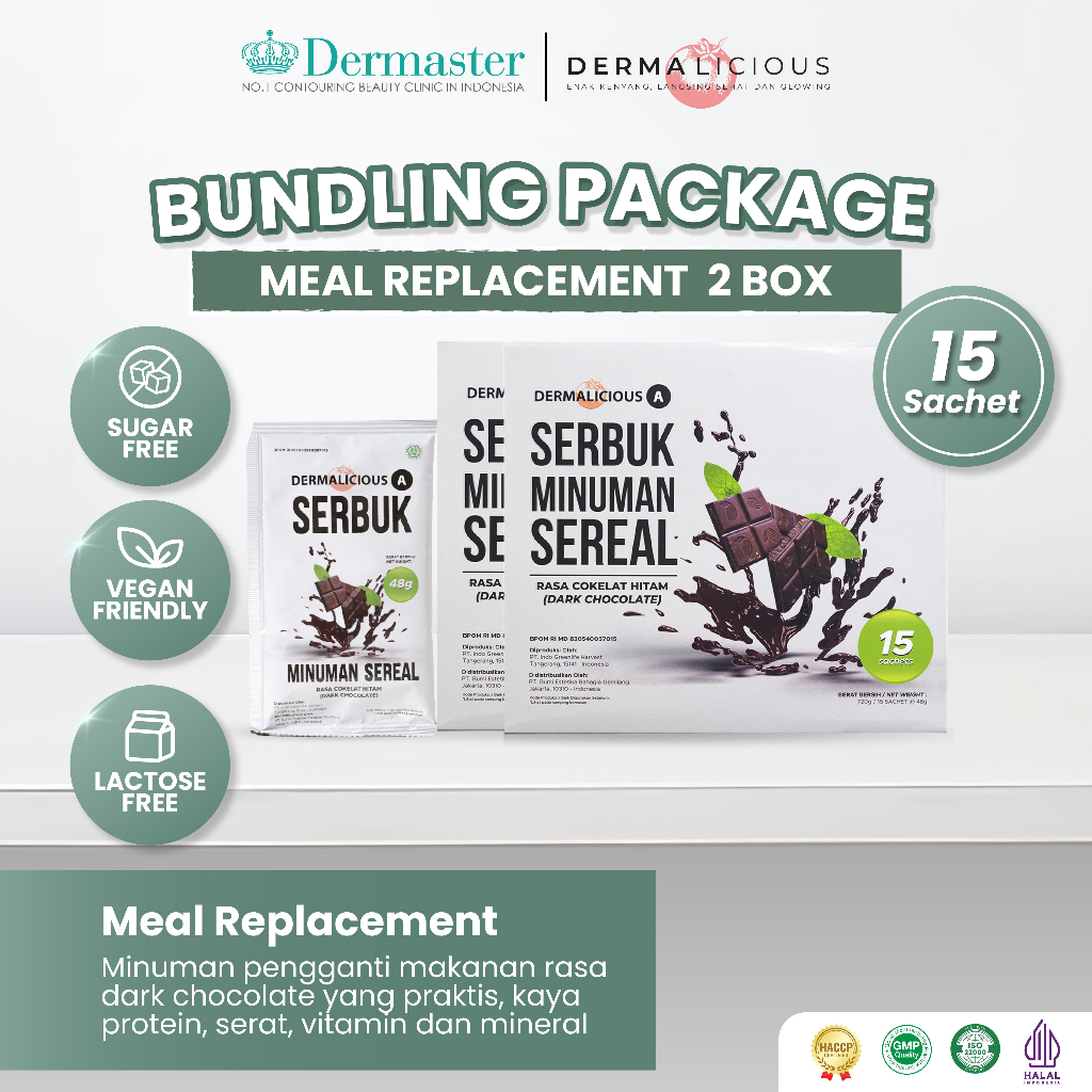 Jual Dermalicious A Meal Replacement – Bundling 2 Box | Shopee Indonesia