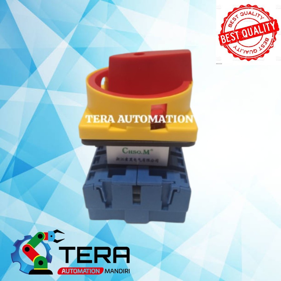 Jual Cam Switch Selector Rotary Changeover COS 4P 64x64 GS04-63-4P 63A ...