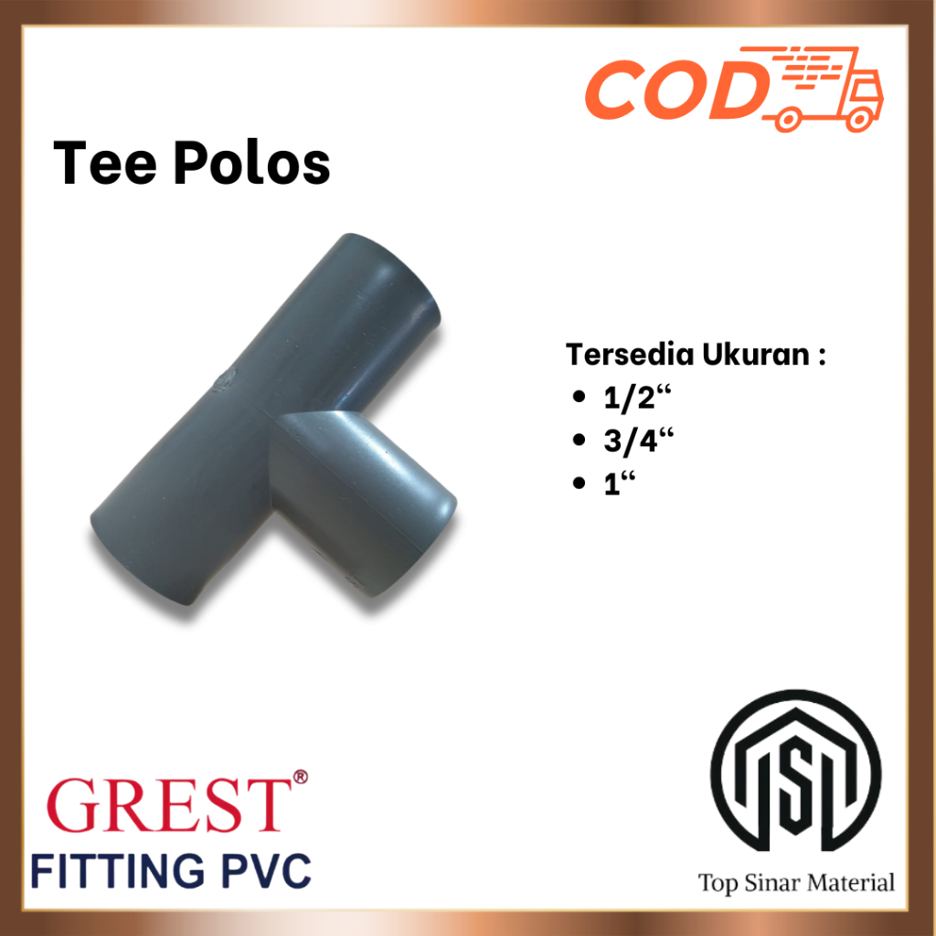 Jual Tee 1/2 3/4 1AW Grest - T 1/2" 3/4" 1" Grest Te polos 1/2 inch 3/4 Inch 1 Inch sambungan ...