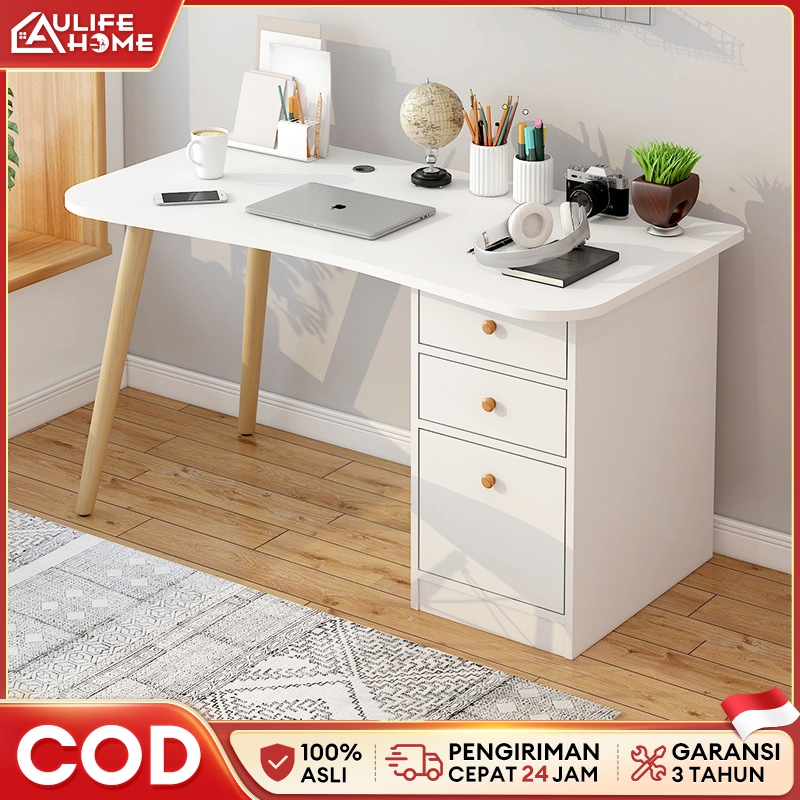 Jual Meja Belajar 120cmMeja Kerja Dengan laci/Meja Komputer/Meja Kerja ...