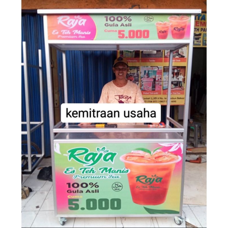 Jual GEROBAK ES TEH / ES BOBA / ES CAPPUCINO CINCAU / MINUMAN | Shopee ...