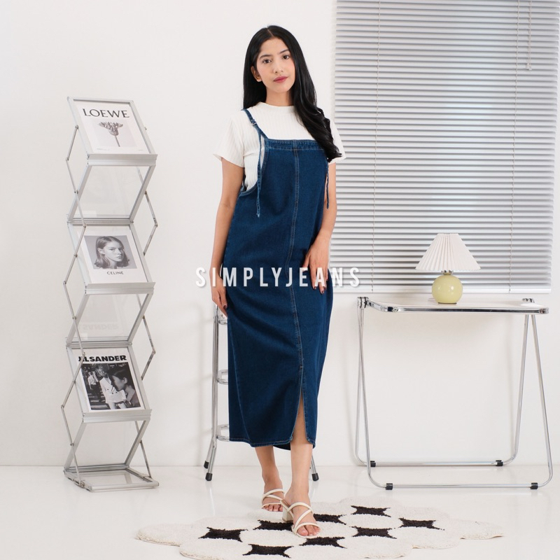 Jual OVERALL JEANS KOREAN LOOK - ALLURA OVERALL | Shopee Indonesia