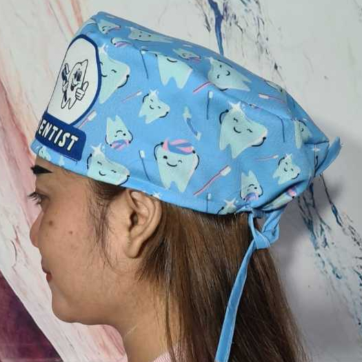 Jual Headcap Dokter Gigi / Topi Medis / Hair Cap Dokter Gigi/ Surgical ...