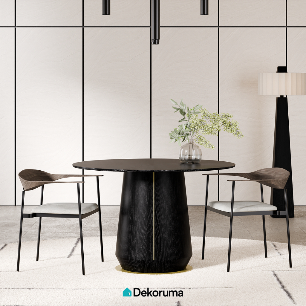 Jual Dekoruma Tenzo SOBRO Meja Makan Bulat / Dining Table | Shopee ...