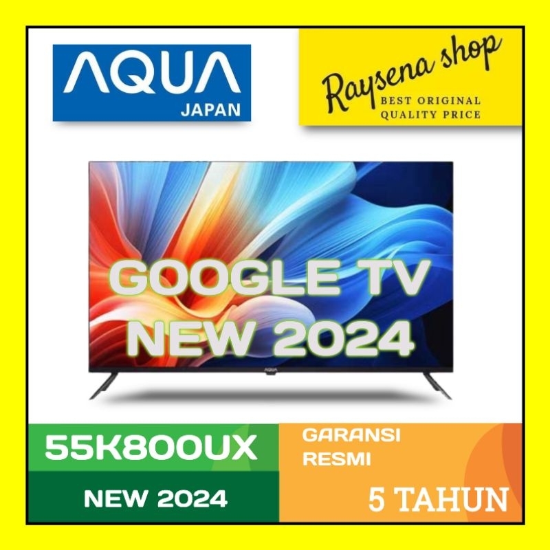 Jual TV AQUA 55 Inch LED AQT55K800UX (4K UHD-Google TV) AQT 55K800UX ...