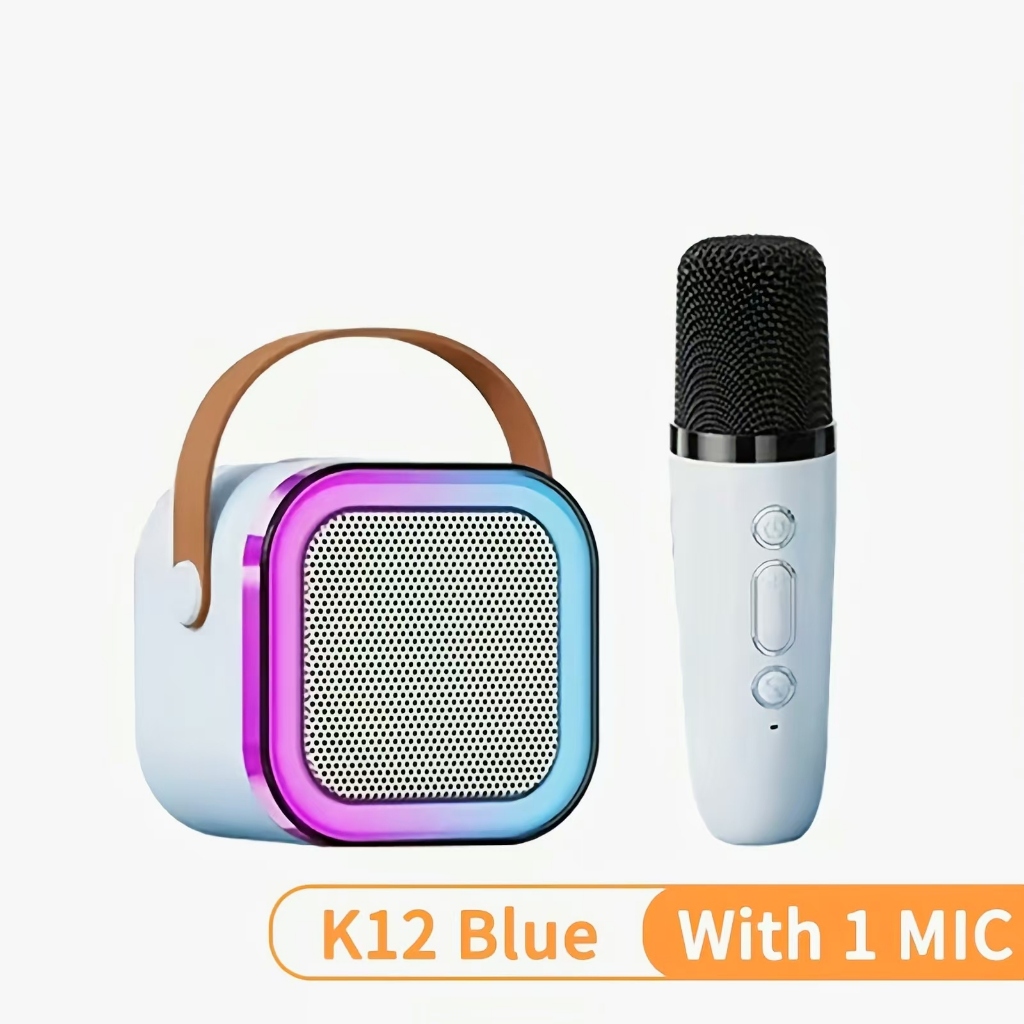 Jual Mini Portabel Bluetooth Speaker Microphone Karaoke Set Bluetooth ...