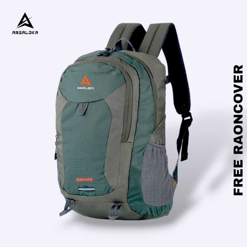 Jual ARGALOKA Tas Ransel Pria Backpack Sekolah Kuliah Tas Punggung Cowok Daypack 25 L Outdoor ...