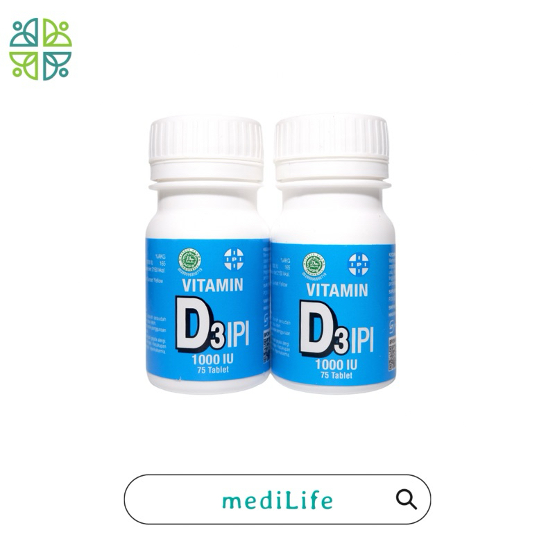 Jual VITAMIN IPI D3 1000 75 TABLET | Shopee Indonesia