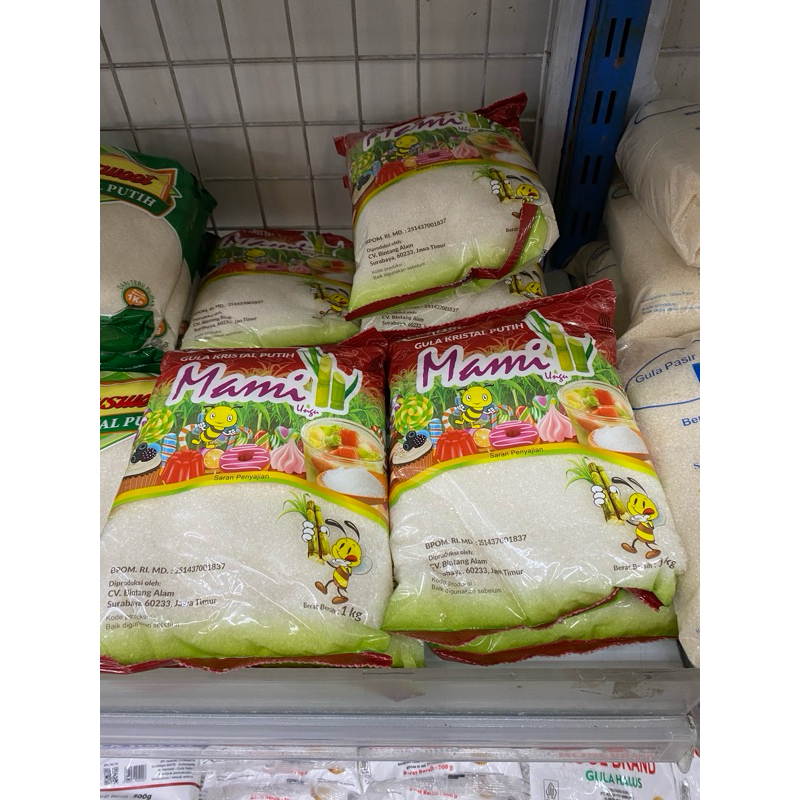 Jual Gula Pasir Mami Ungu 1 kg // Gula Kristal Putih // Gula Premium ...