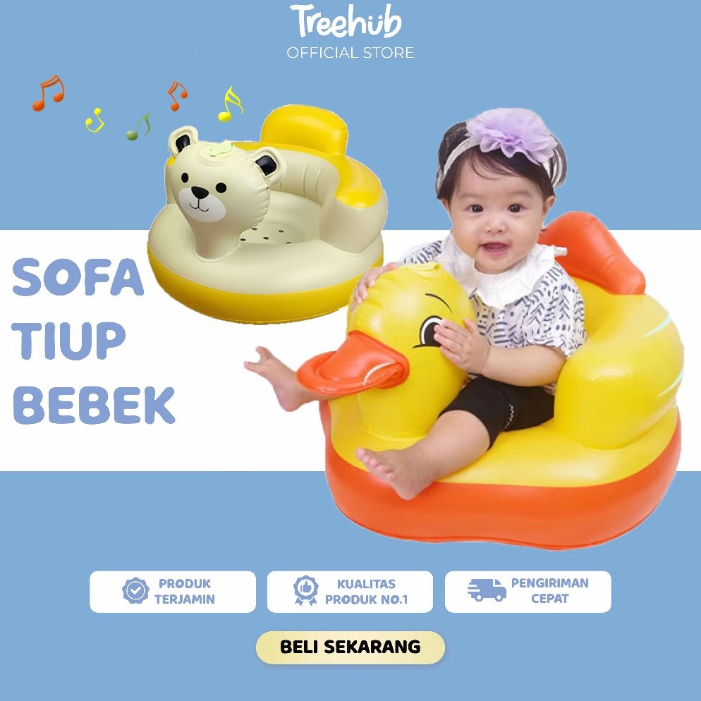 Jual ART T86U Treehub Sofa Bayi belajar duduk Kursi Duduk Bebek balon ...