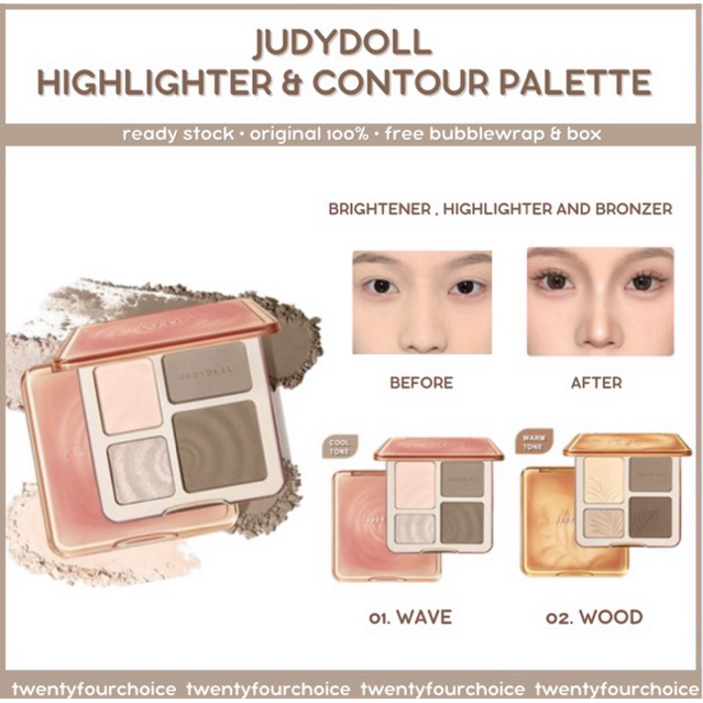 Jual twentyfourchoice READY STOCK JUDYDOLL CONTOUR HIGHLIGHT KIT ...