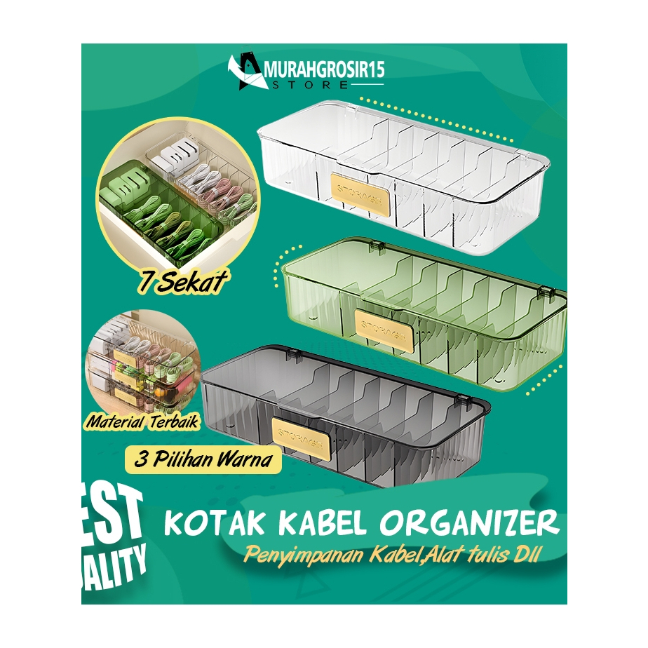 Jual Kotak Penyimpanan Kabel USB Storage Laci Aksesoris Kabel Tempat ...