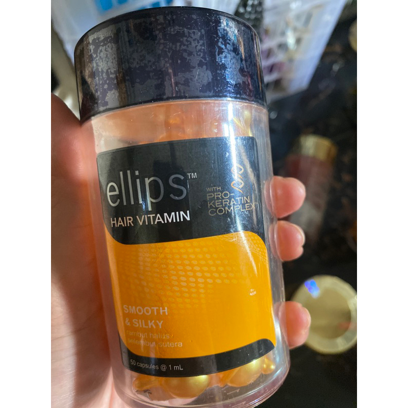 Jual Ellips Hair Vitamin Kemasan Botol 50 kapsul | Shopee Indonesia