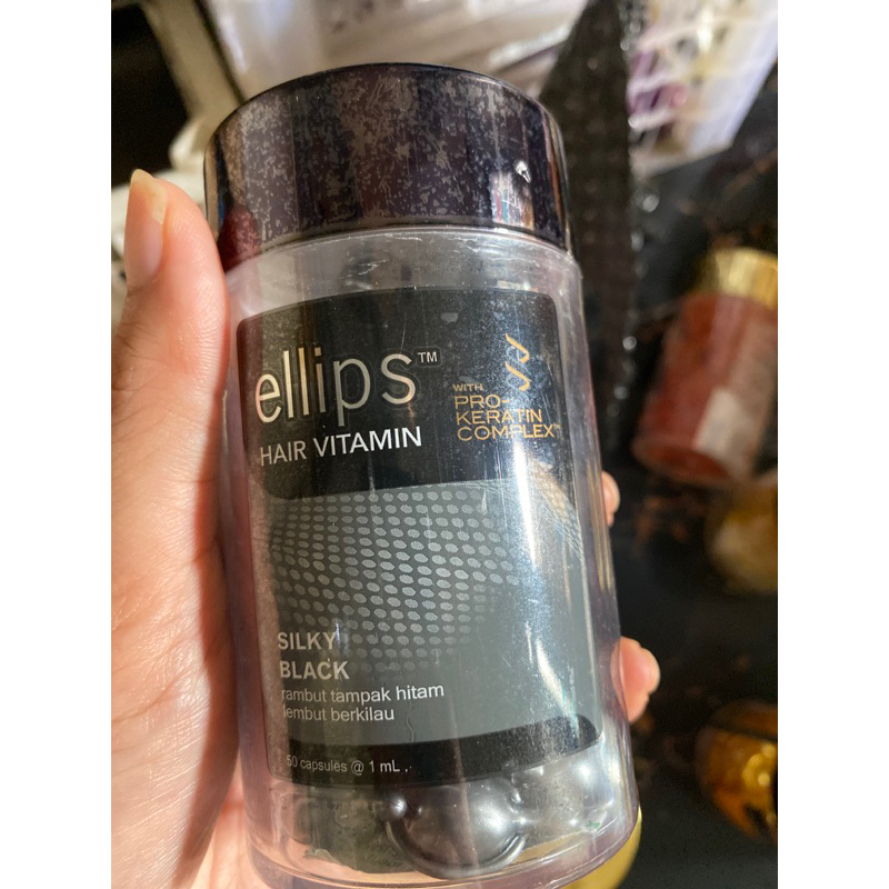 Jual Ellips Hair Vitamin Kemasan Botol 50 kapsul | Shopee Indonesia