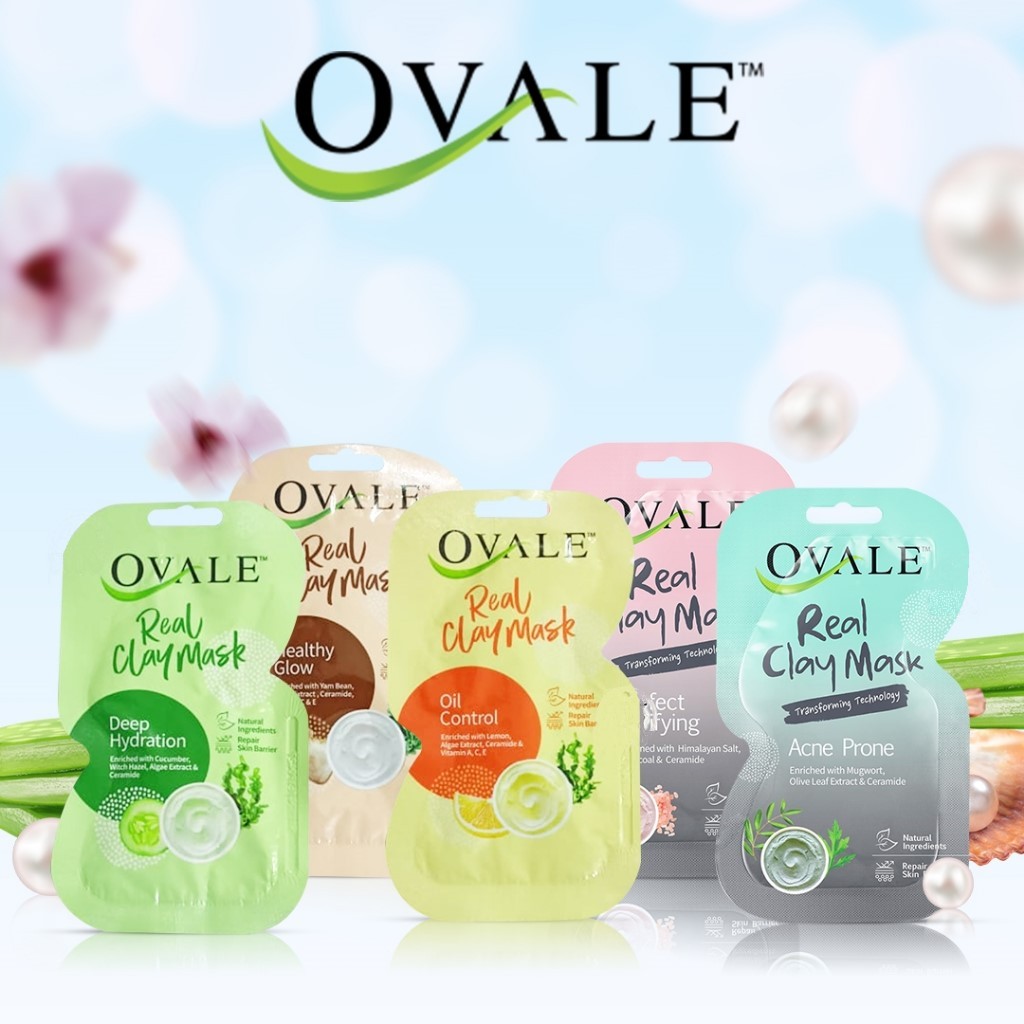 Jual OVALE Real Clay Mask 10g - Ovale Masker Wajah | Shopee Indonesia