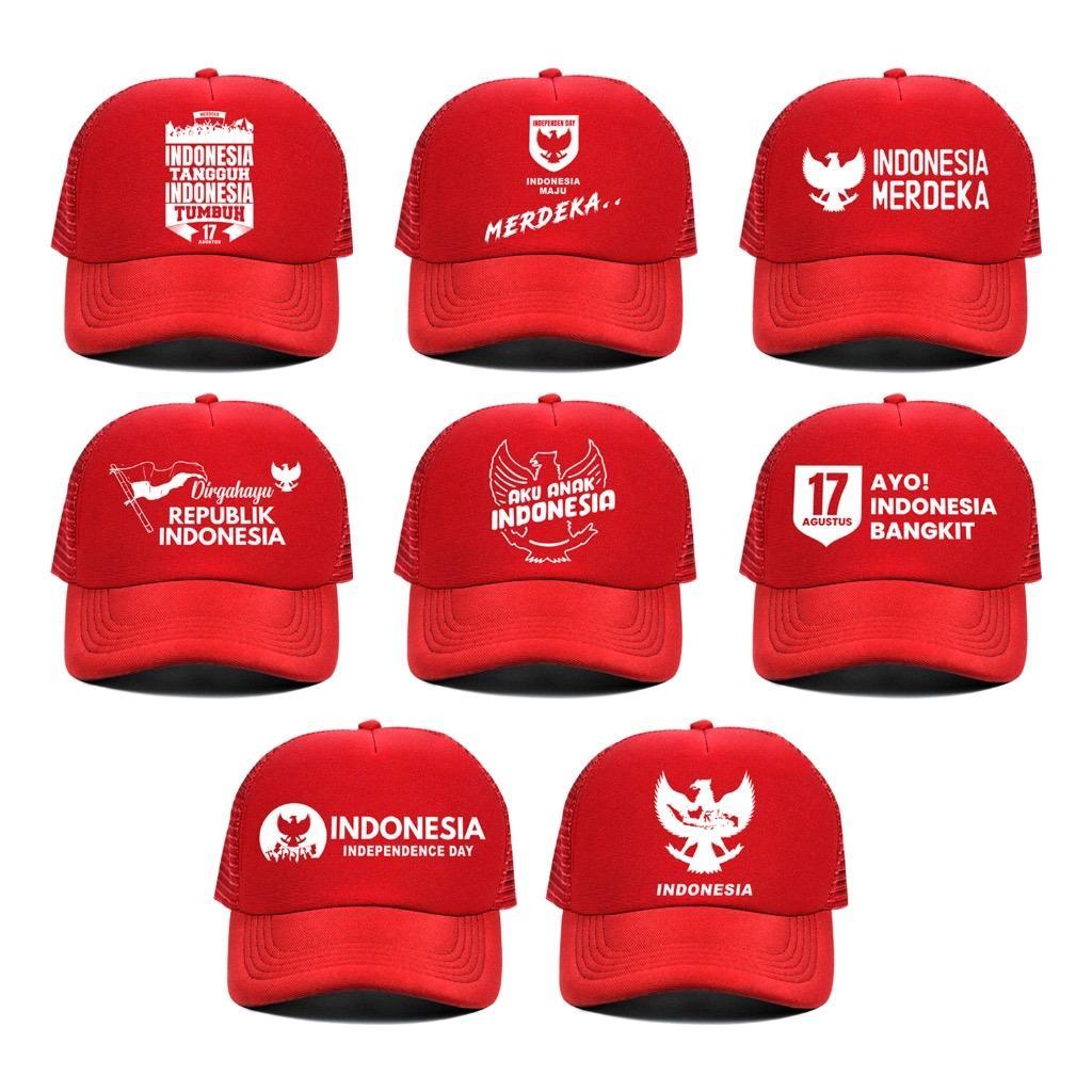 Jual [Promo Shopee] Topi Trucker Motif Agustusan Spesial Hari ...