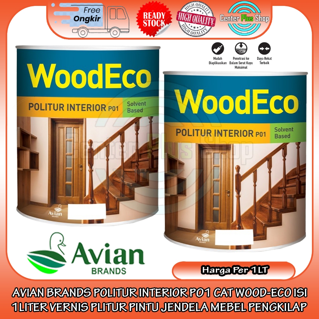 Jual AVIAN BRANDS POLITUR INTERIOR P01 CAT WOOD-ECO ISI 1LITER VERNIS ...