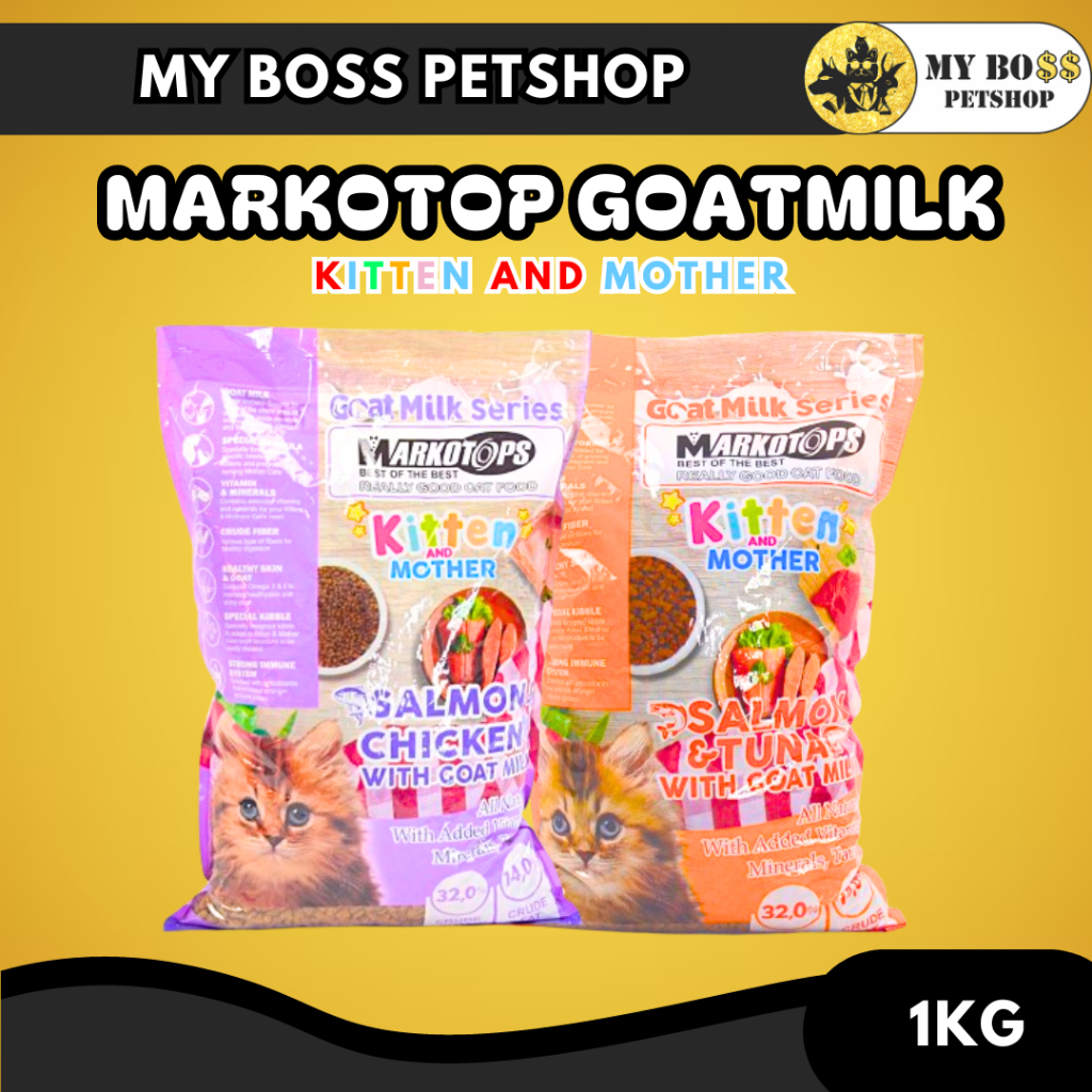 Jual Markotop Dry Food Kitten Mother 800 gr Tuna Salmon Chicken Makanan ...