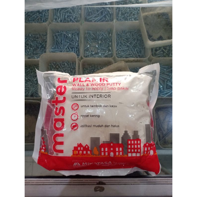 Jual Plamir Master 1 kg | Plamir / Putty Instan untuk Kayu Dan Tembok ...