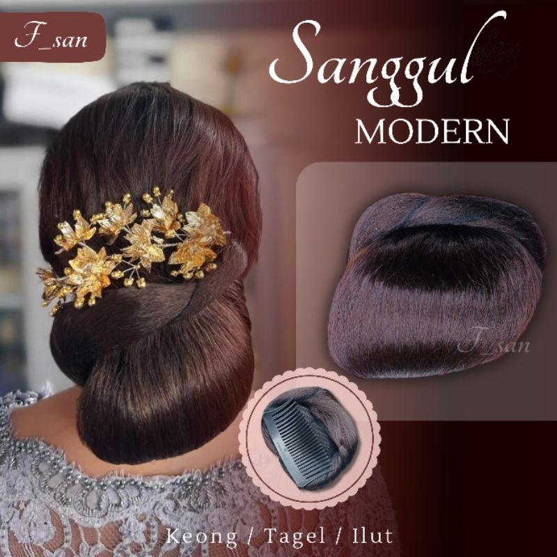 Jual Sanggul modern / sanggu tagel bali / sanggul keong / sanggul ilut ...
