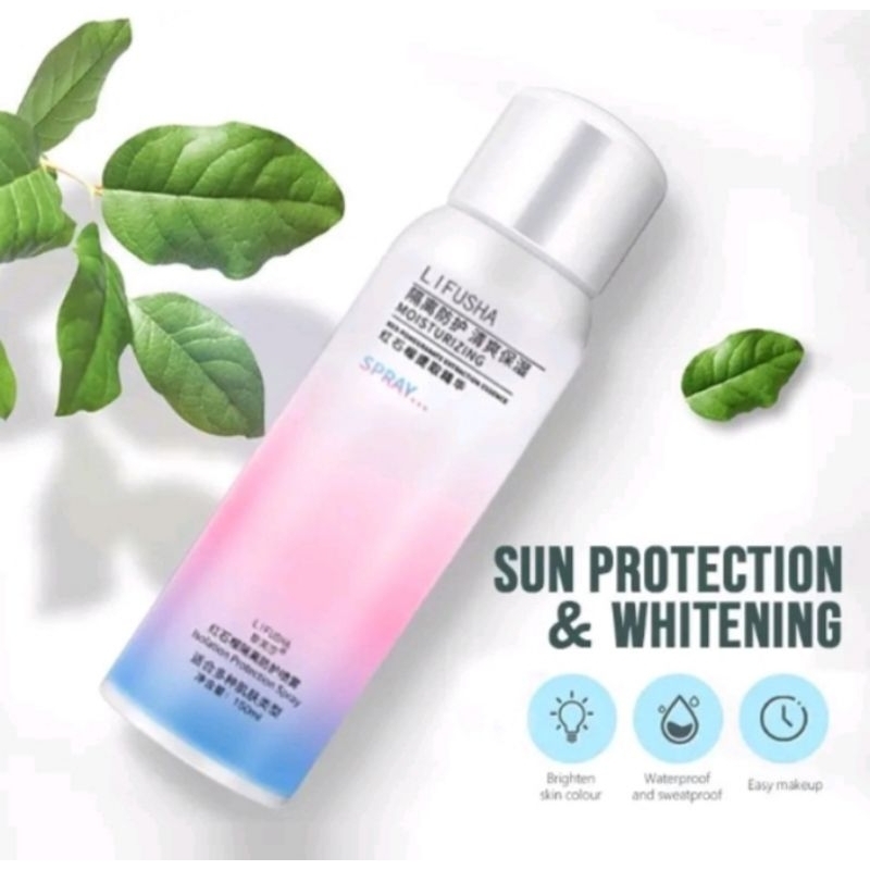 Jual MAYCREATE / LIFUSHA Whitening Spray Instant Moisturizing Sunscreen ...