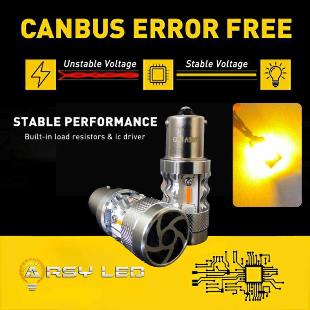 Jual ARSYLED Lampu Sein LED Mobil PY21W BAU15S HYPERION Avanza Xenia ...