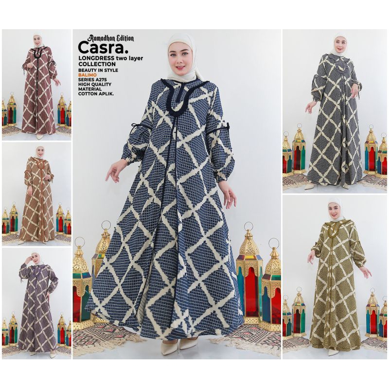 Jual CASRA//NOZHA//QIENARA//HASYANA//ADARIA//DARBIA/MYESHA// LONGDRESS BY BALIMO ORIGINAL ...
