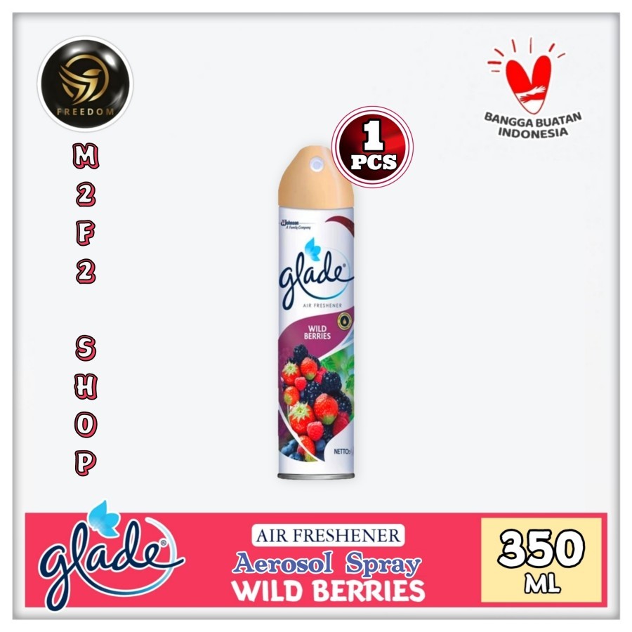 Jual Glade Air Freshener Pengharum Ruangan Spray Wild Berries Aerosol - 350 ml (Kemasan Satuan ...