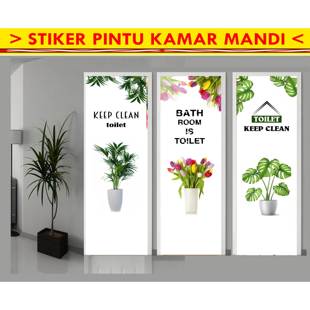 Jual STIKER PINTU TOILET / STIKER PINTU KAMAR MANDI / WC | Shopee Indonesia
