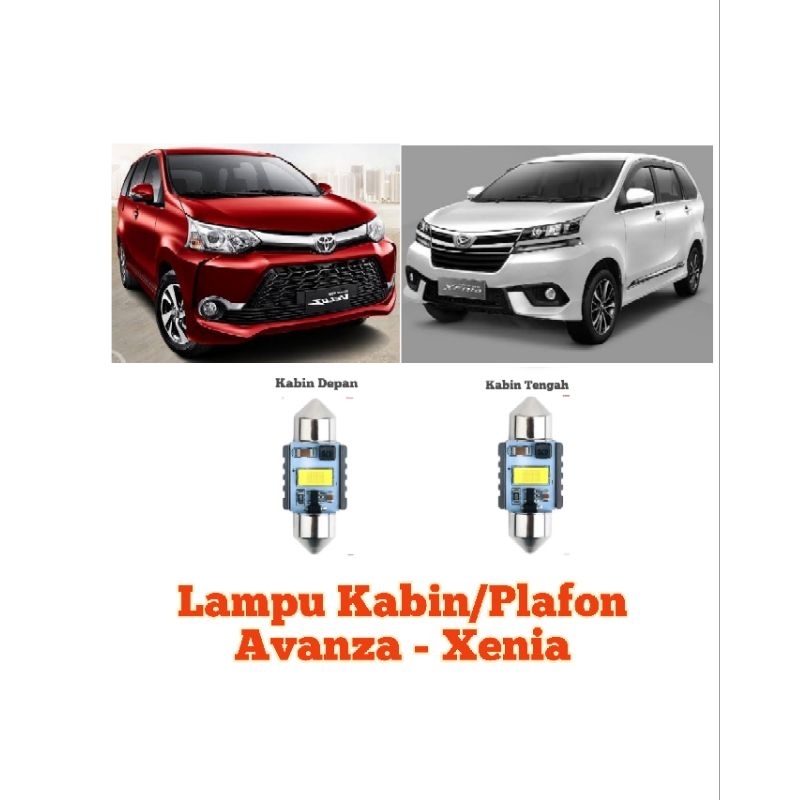 Jual Lampu Kabin Avanza Xenia Led Festoon csp 3570 set | Shopee Indonesia