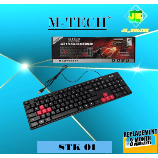 Jual keyboard M-TECH USB standard | Shopee Indonesia