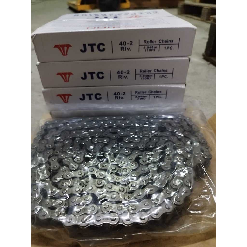 Jual RANTAI ROLLER / ROLLER CHAIN UKURAN 40-2 MERK JTC ( DOUBLE ) HARGA ...