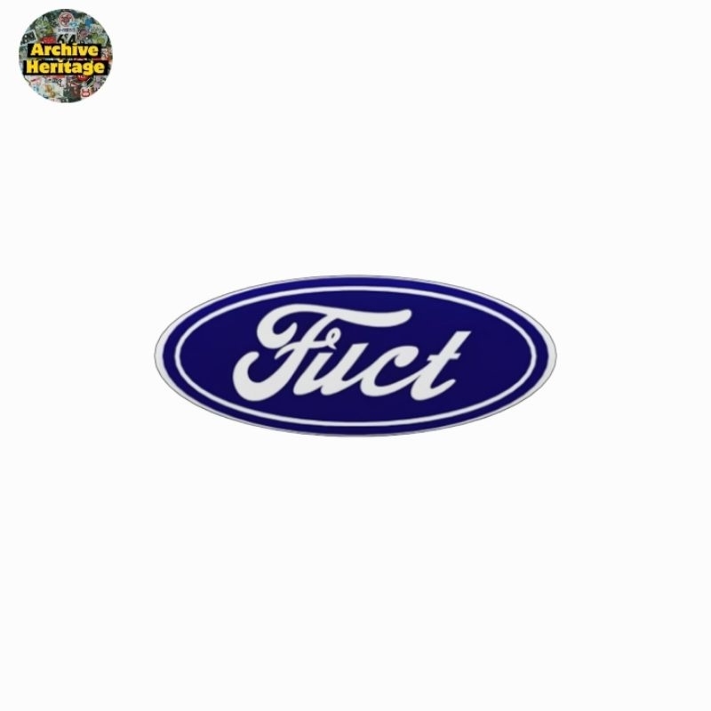 Jual sticker FUCT clothing brand skateboarding volkswagen streetwear ...