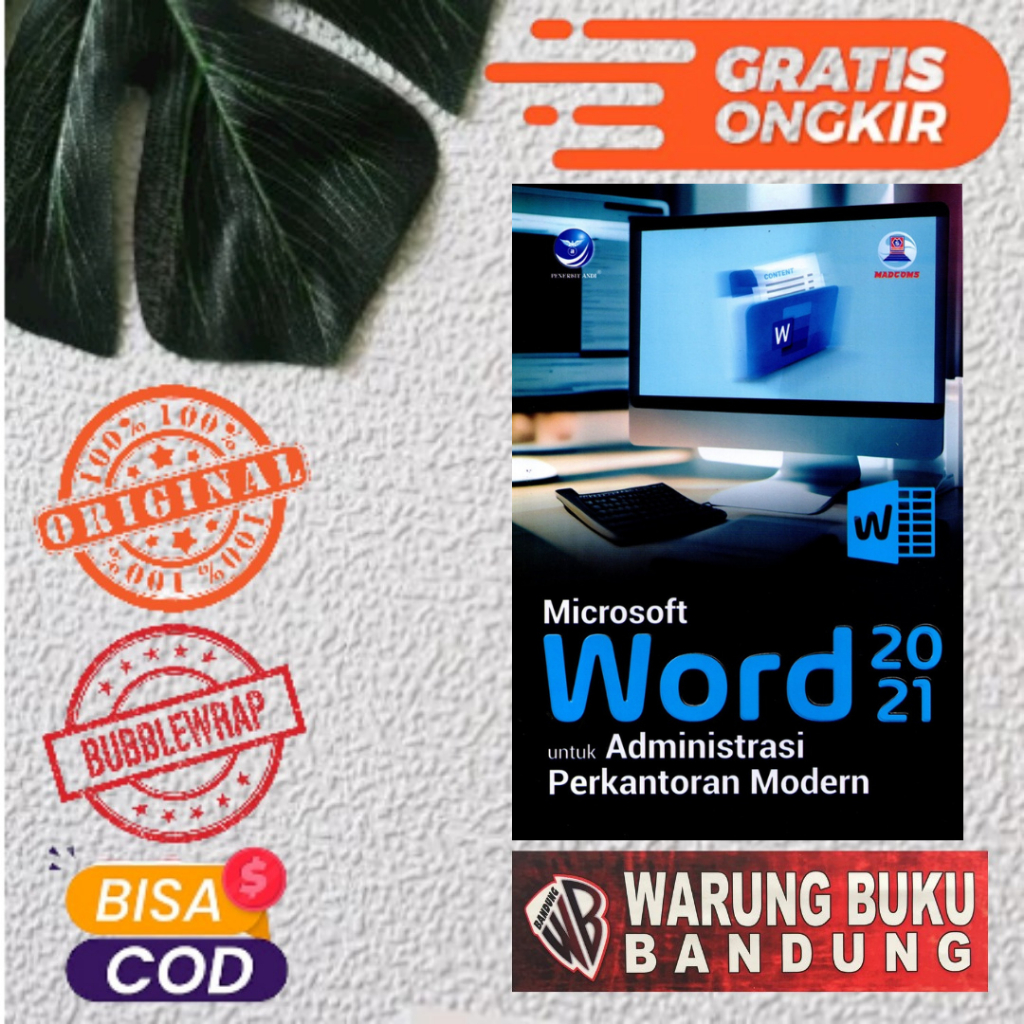 Jual Buku Microsoft Word 2021 untuk Administrasi Perkantoran Modern ...