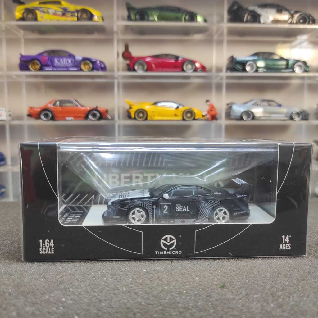 Jual Time Micro LBWK S15 Silvia Black W/ Open Close Engine Cover Non ...