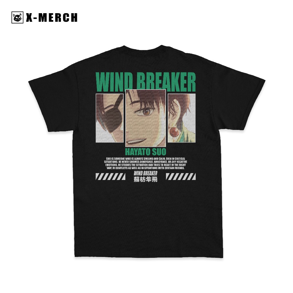 Jual KAOS HAYATO SUO BOFURIN WIND BREAKER | Shopee Indonesia