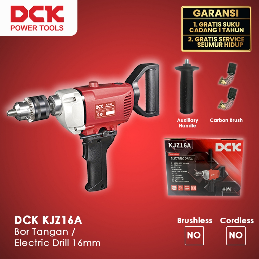 Jual DCK KJZ16A Bor Tangan / Electric Drill 16mm | Shopee Indonesia