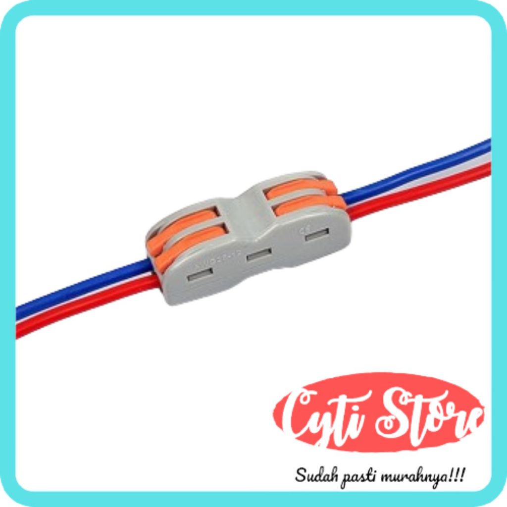 Jual Terminal Sambungan Kabel Listrik 1PCS PCT-222 - Gray | Shopee ...