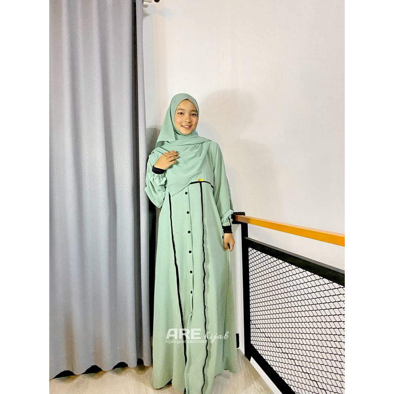 Jual SHELINA DRESS POLO LINEN JUMBO / GAMIS VIRAL KEKINIAN 2024 / NEW ...