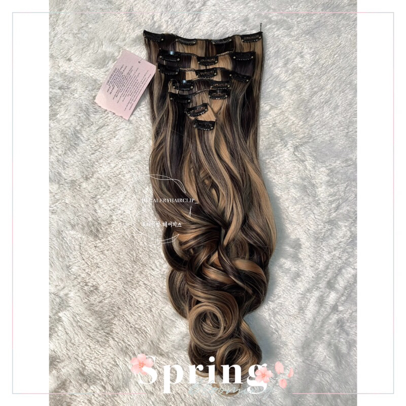Jual HAIRCLIP 7 LAYER HIGHLIGHT PIRANG / HAIRCLIP PREMIUM 7LAYER ...