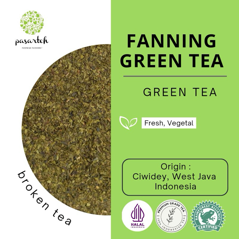 Jual [Pasarteh] Green Tea Fanning I Teh Hijau I Indonesian Tea I Teh ...